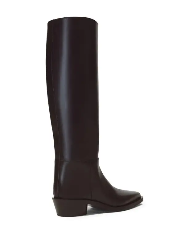 Proenza Schouler Bronco Leather Tall Boots