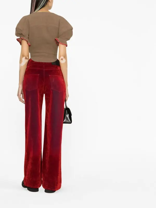 VIVIENNE WESTWOOD Kate Ruffled Puff-sleeve Top