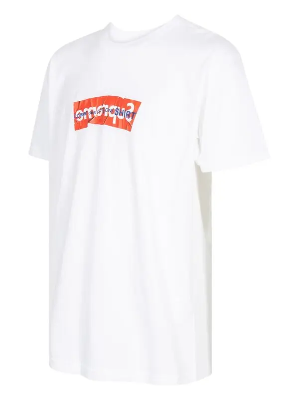 Supreme X Comme Des GarçOns Logo-Print T-Shirt - White | Editorialist