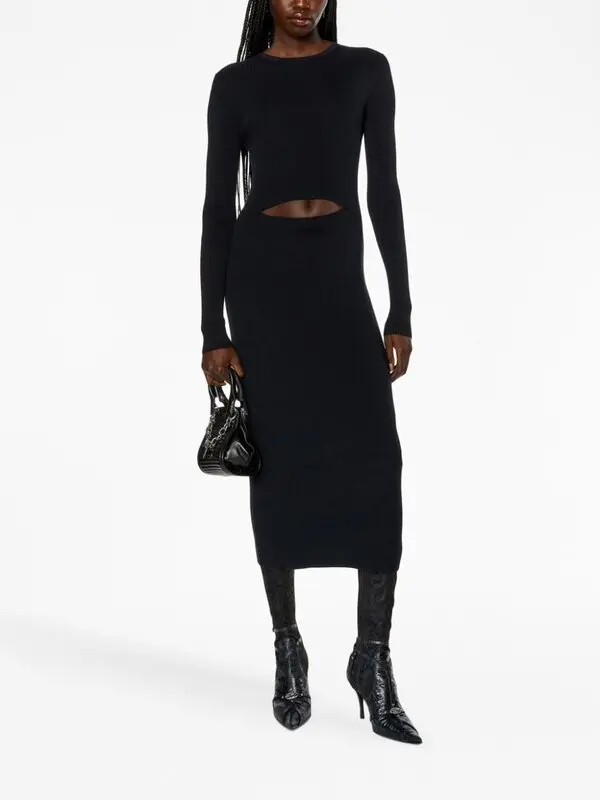 DIESEL® M-pelagos Midi Dress - Black