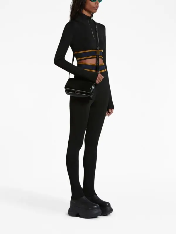 Marni High-waisted Logo-waistband Leggings