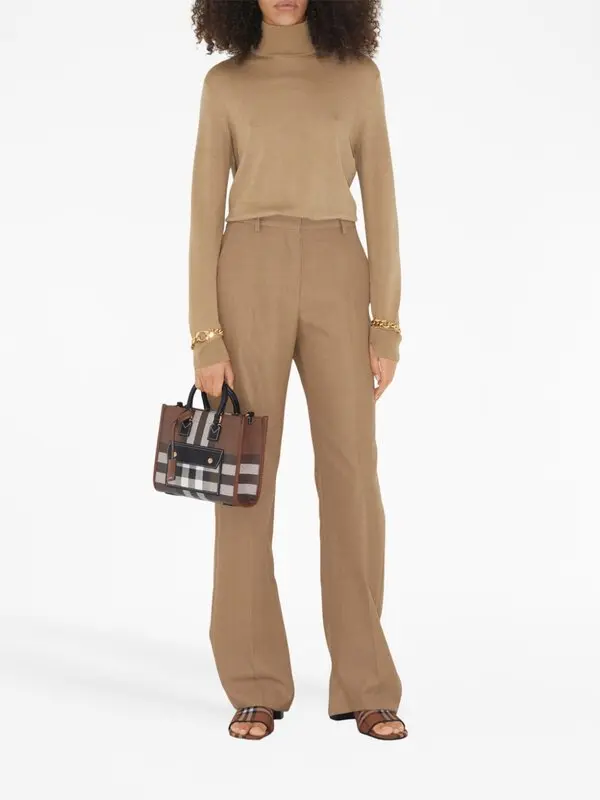 Burberry Mini Freya Tote Bag - Brown