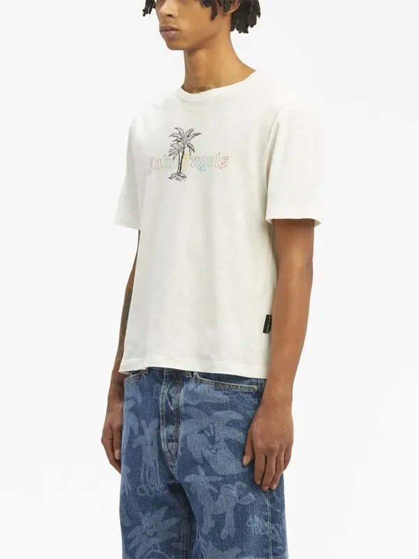 Palm Angels Logo-print Short-sleeve T-shirt
