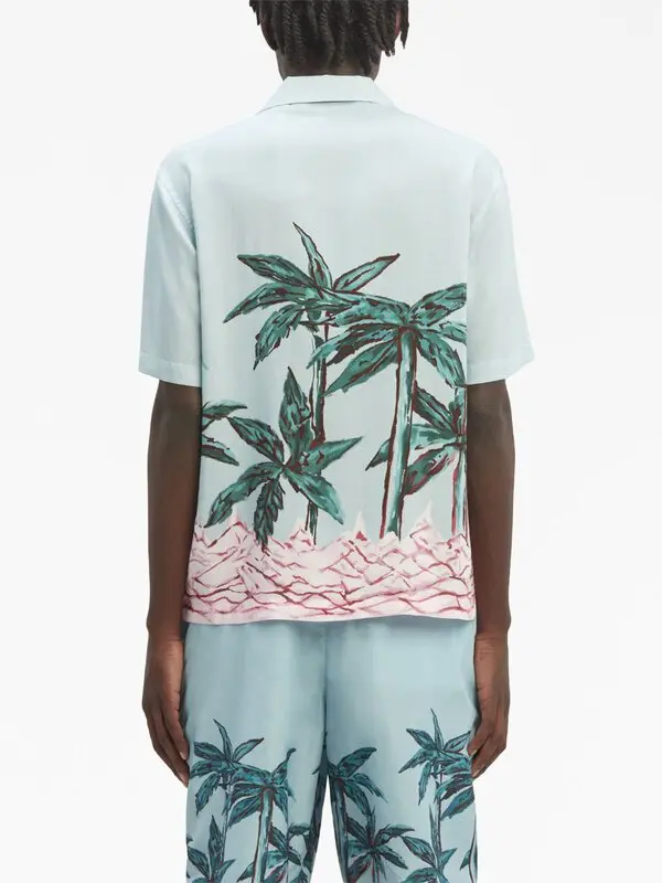 Palm Angels Palms Row Button-up Bowling Shirt