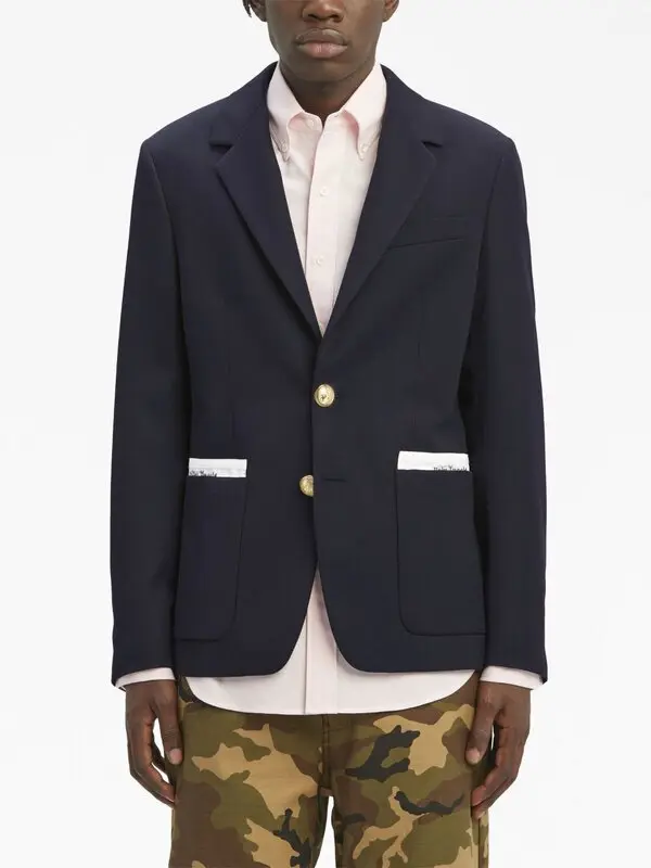 Palm Angels Sartorial Tape Button-up Blazer
