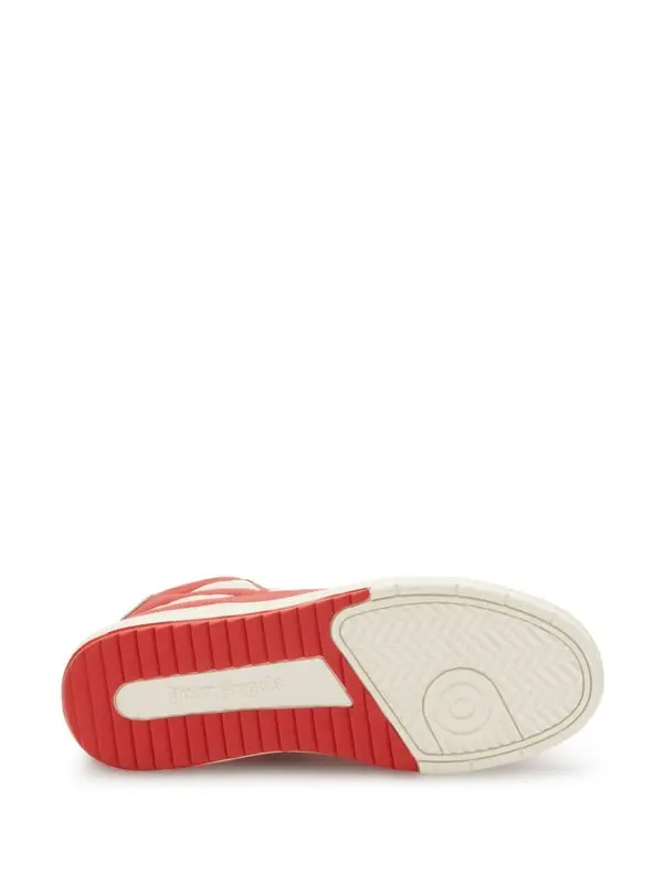 Palm Angels University Leather High-top Sneakers