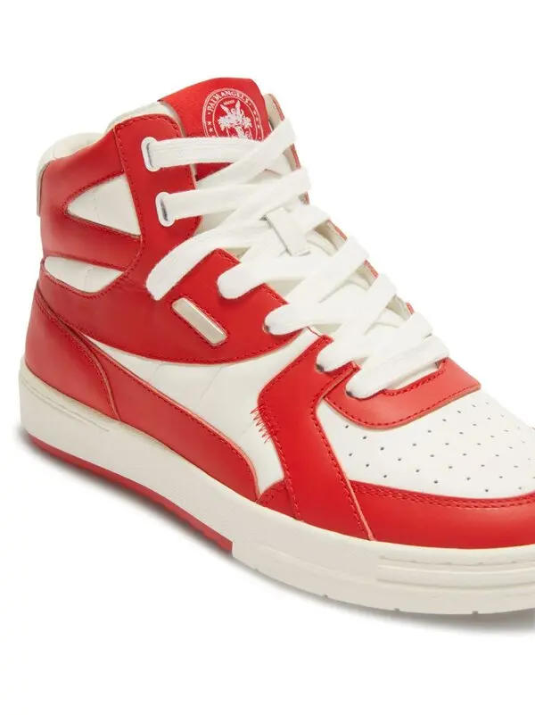 Palm Angels University Leather High-top Sneakers