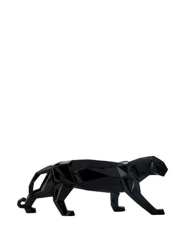 LLADRO Panther Glazed Sculpture - Black