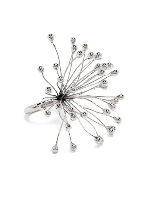 HUGO KREIT Pistil Metallic Ring - Silver