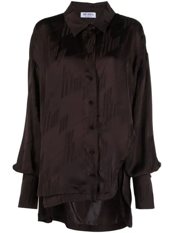 Attico Diana Cut-out Shirt