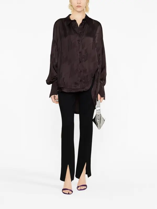 Attico Diana Cut-out Shirt