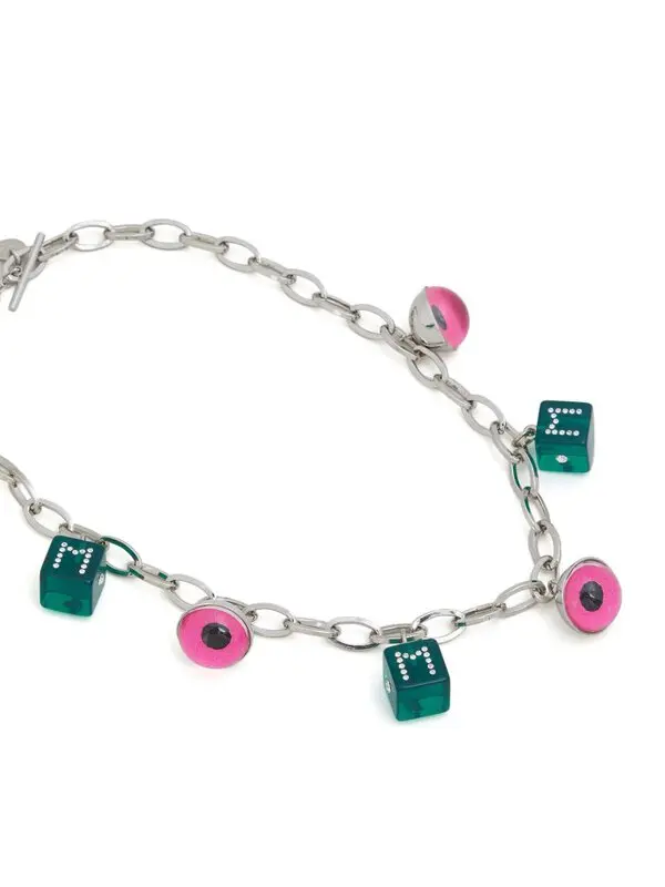 Marni Dice Motif Charm Necklace