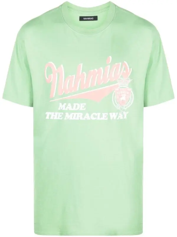 NAHMIAS Logo-print Cotton T-shirt