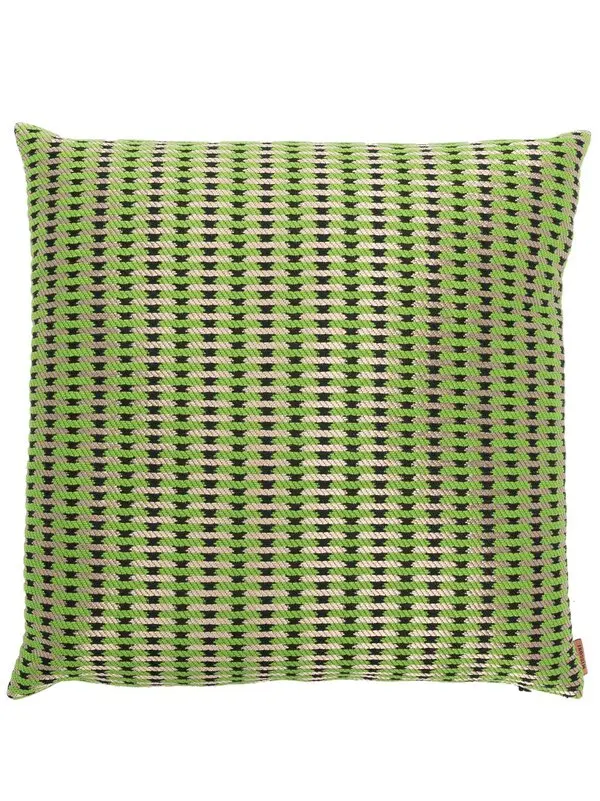 Missoni Geometric-pattern Pillow - Green