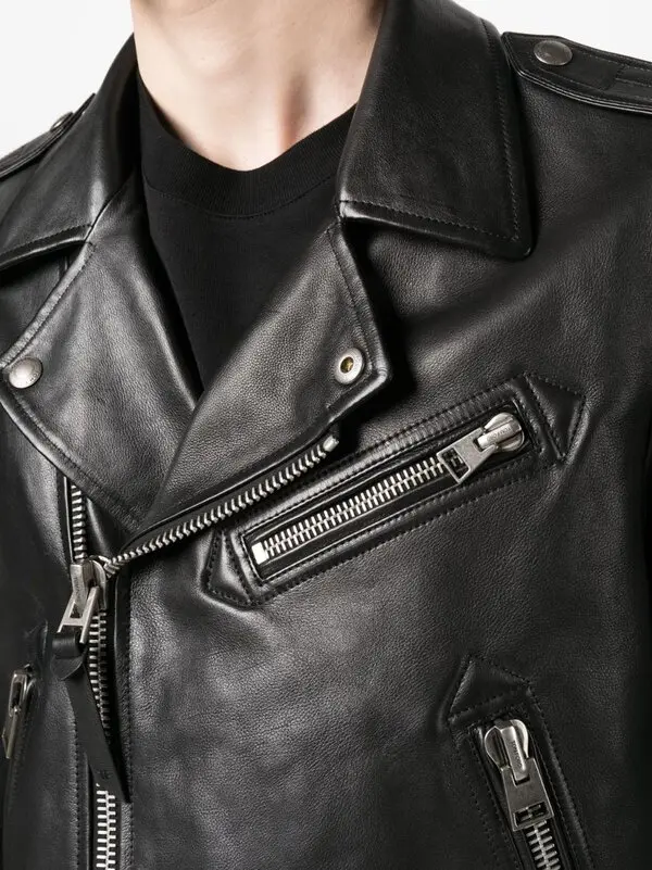 ジャケット・アウター T/SEHNE ASYMMETRIC LEATHER JACKET T/SEHNE ASYMMETRIC LEATHER JACKET 【公式通販】