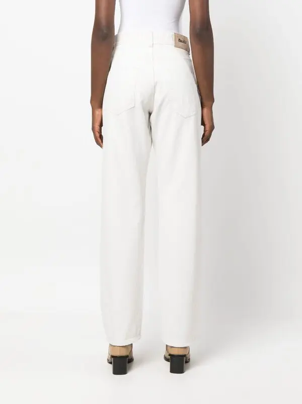 MOORER Sansa-214 Straight-leg Jeans - Neutrals