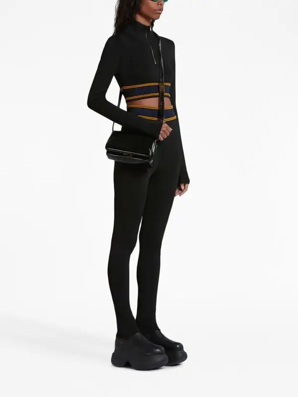 Marni Logo Cropped Jumper