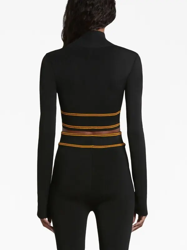 Marni Logo Cropped Jumper