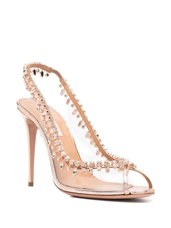 AQUAZZURA Temptation 120mm Sandals