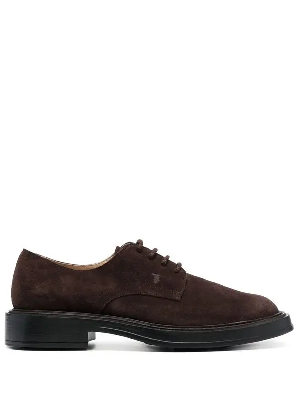 TOD'S Suede Derby Shoes