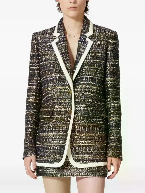 Valentino Garavani Tweed Single-breasted Blazer