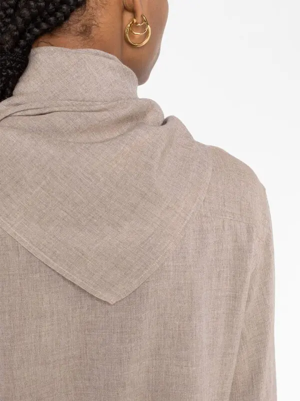 TOTEME Scarf-collar Button-down Shirt