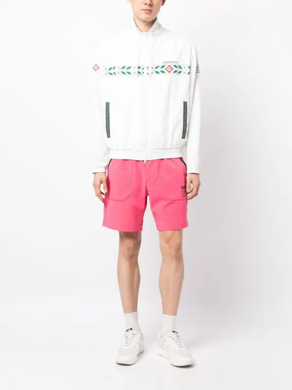 MASTER BUNNY EDITION Logo-patch Elasticated-waist Shorts