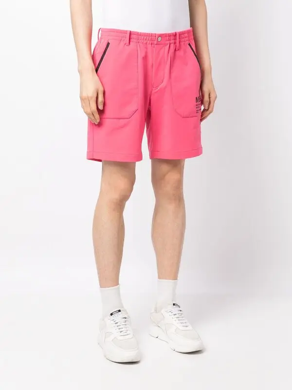 MASTER BUNNY EDITION Logo-patch Elasticated-waist Shorts