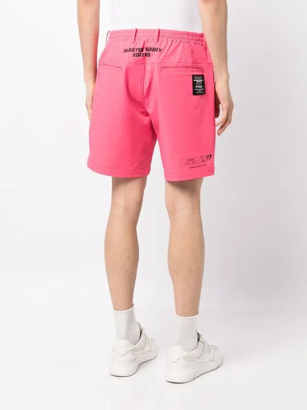MASTER BUNNY EDITION Logo-patch Elasticated-waist Shorts