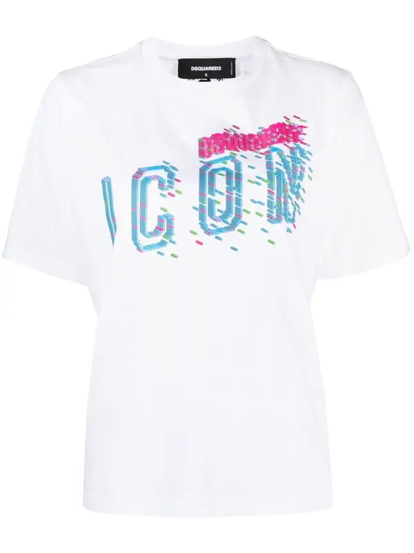 Dsquared2 Logo-print Cotton T-shirt - White