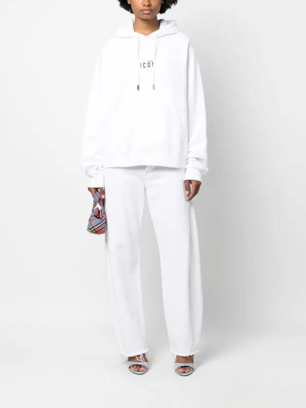Dsquared2 Logo-print Cotton-jersey Hoodie