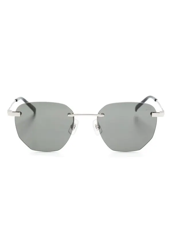 Dunhill Geometric-frame Sunglasses - Silver