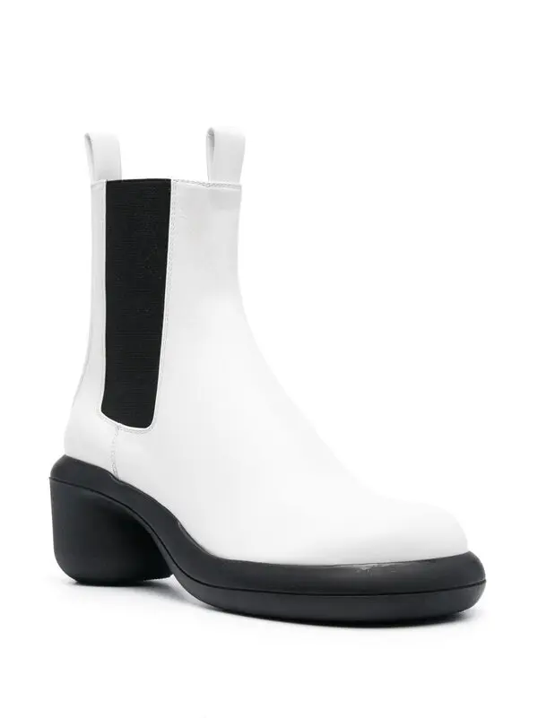 JIL SANDER Two-tone Leather Chelsea Boots