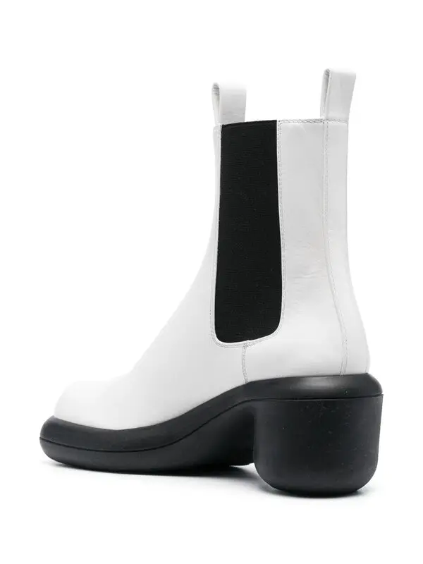 JIL SANDER Two-tone Leather Chelsea Boots