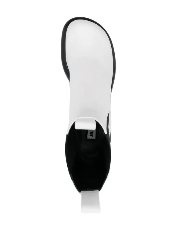 JIL SANDER Two-tone Leather Chelsea Boots
