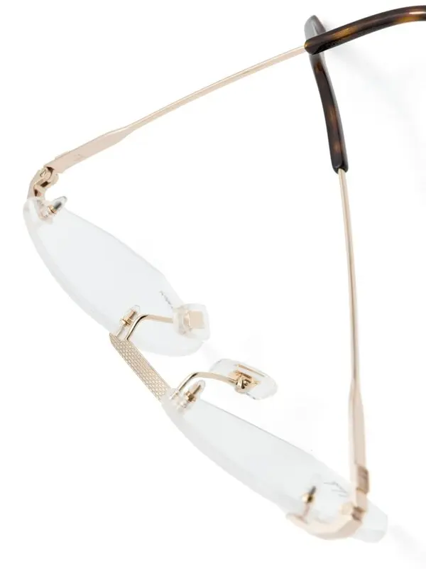 Dunhill Rimless Eyeglasses - Gold