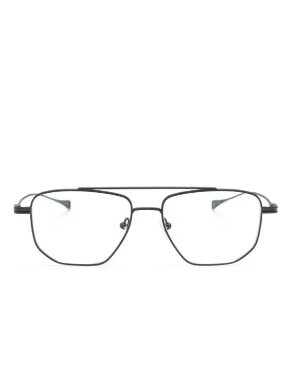 Dita Pilot Frame Glasses - Black