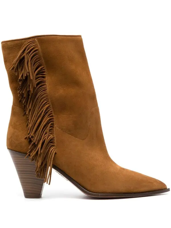 AQUAZZURA Marfa 70mm Suede Boots