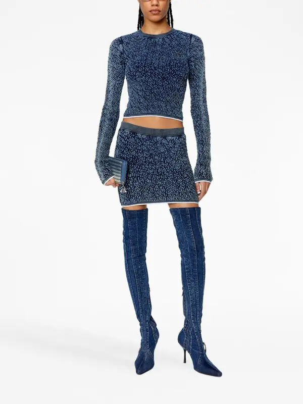 DIESEL® M-creta Shirred Top