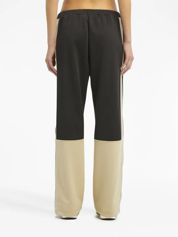 Palm Angels Zip-detailed Striped Trousers
