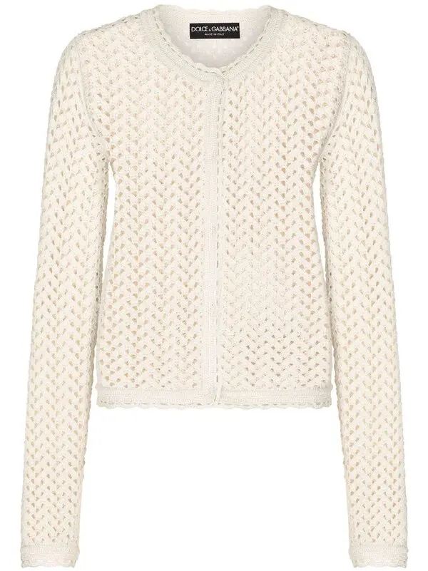 Dolce & Gabbana Crochet Knit Cardigan