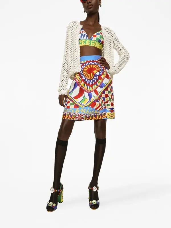 Dolce & Gabbana Crochet Knit Cardigan