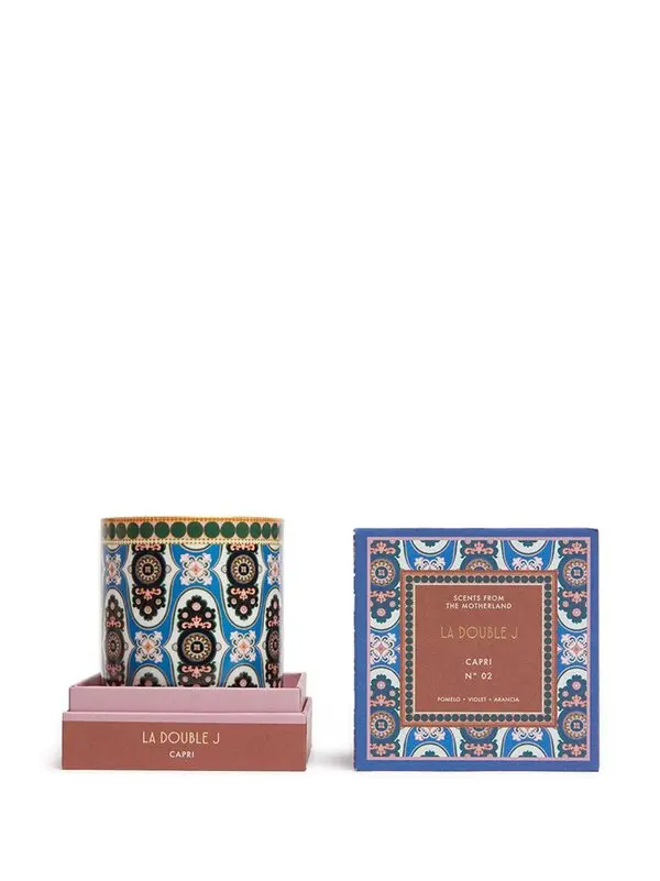 La DoubleJ Capri Scented Candle - Blue