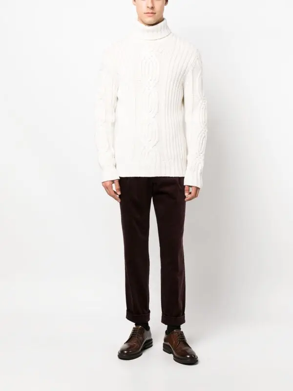 Brunello Cucinelli Cable-knit Turtleneck Sweater