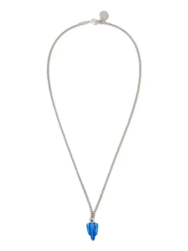 Marni Spaceship-motif Charm Necklace - Silver
