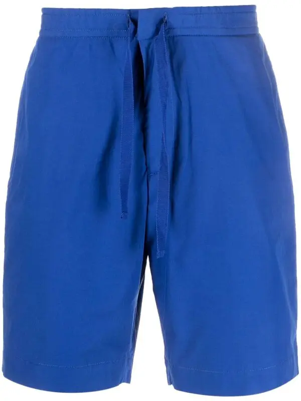 Officine Générale Joaquim Cotton Shorts - Blue