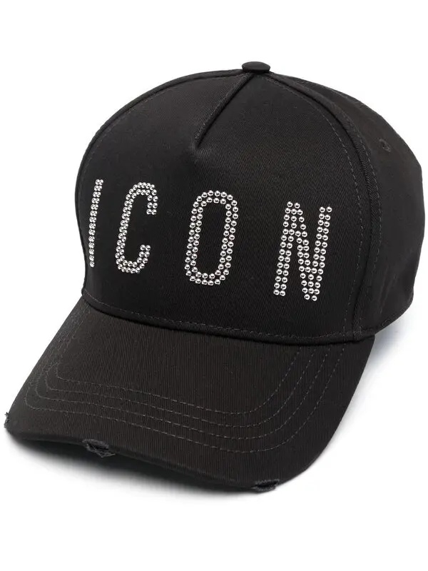 Dsquared2 Studded Logo Baseball Cap - Black