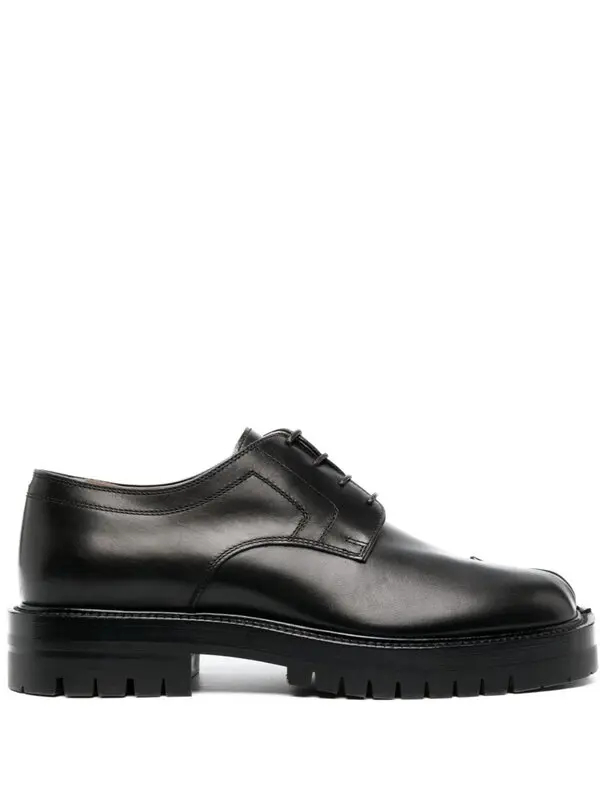 MAISON MARGIELA Tabi Lace-up Derby Shoes - Black