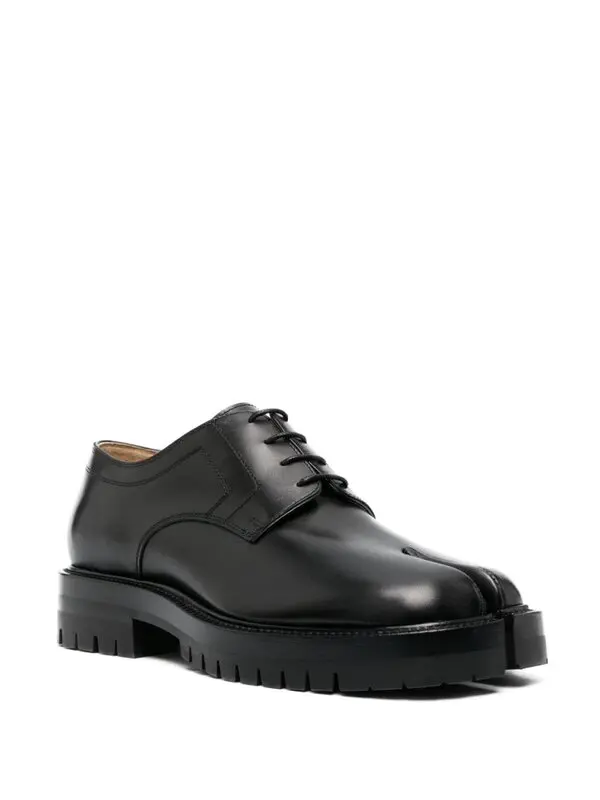 MAISON MARGIELA Tabi Lace-up Derby Shoes - Black