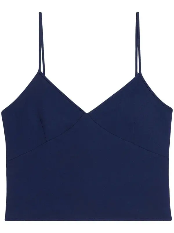 AMI Paris V-neck Camisole Top - Blue